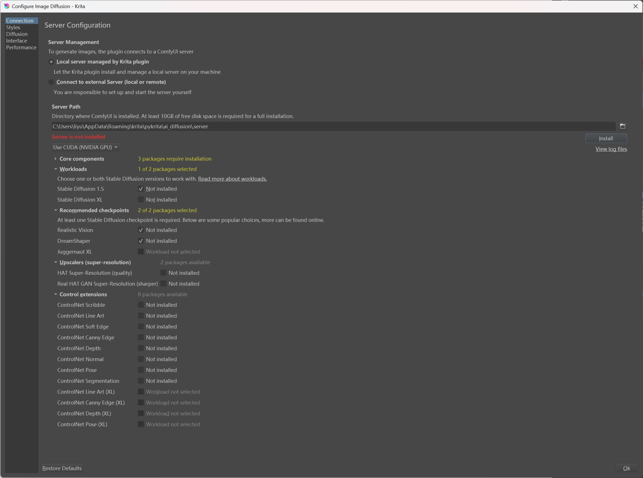 【Stable Diffusion教程】 25 AI实时绘画！ComFy UI+LCM+KRITA完美融合|SD入门教程